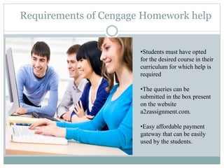 Cengage learning Answers | PPTX | Homework and Study | Education