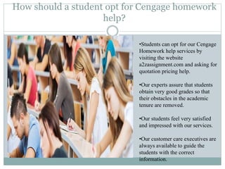 Cengage learning Answers | PPTX | Homework and Study | Education