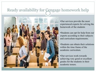 Cengage learning Answers | PPTX | Homework and Study | Education