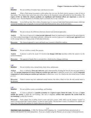 Cengel cimbala solutions_chap01 | PDF