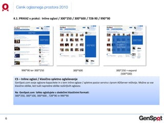 Cenik oglasnega prostora | PDF