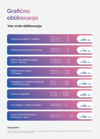 Cenik grafično oblikovanje 2020 | PDF