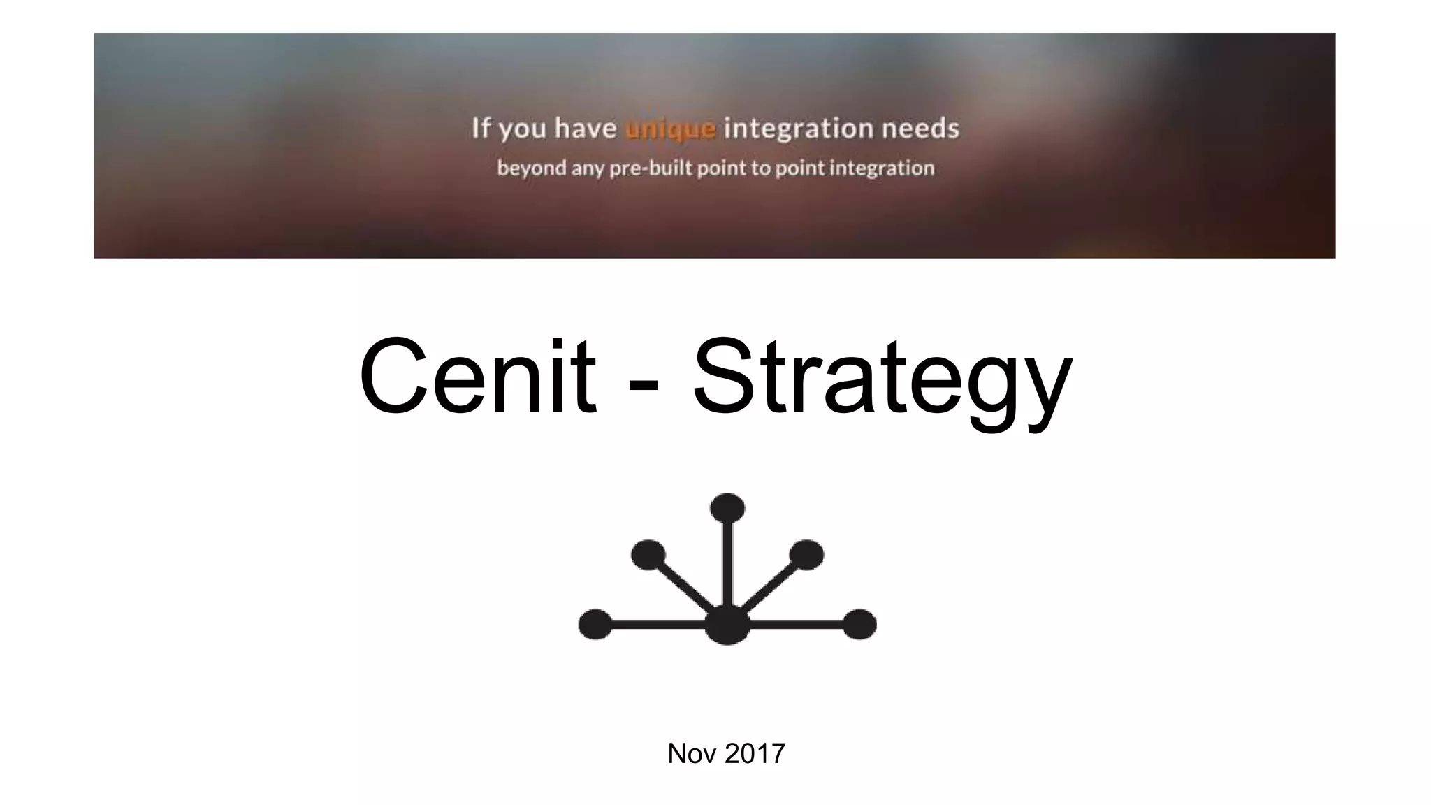 Cenit IO | Strategy | PPTX