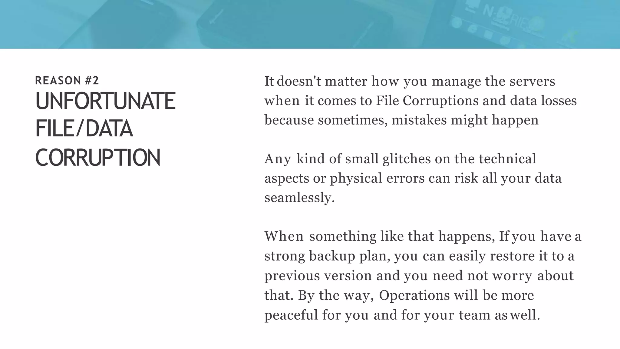 Why you should have a strong Backup Plan? | PPT