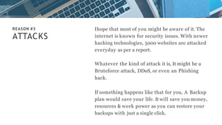 Why you should have a strong Backup Plan? | PPTX