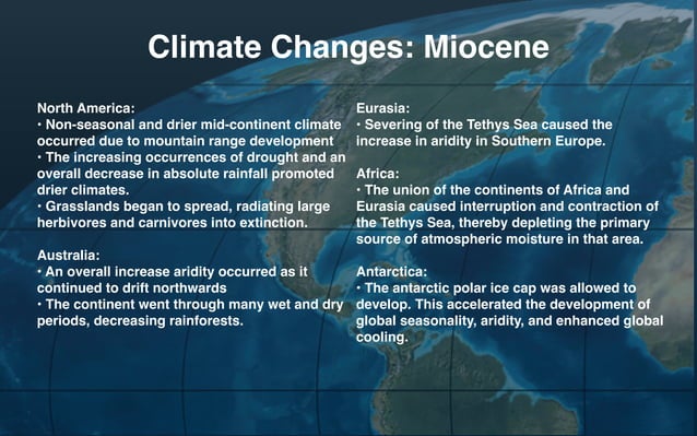Cenozoic: Neogene: Miocene: and Pliocene | PDF | Geography | Science