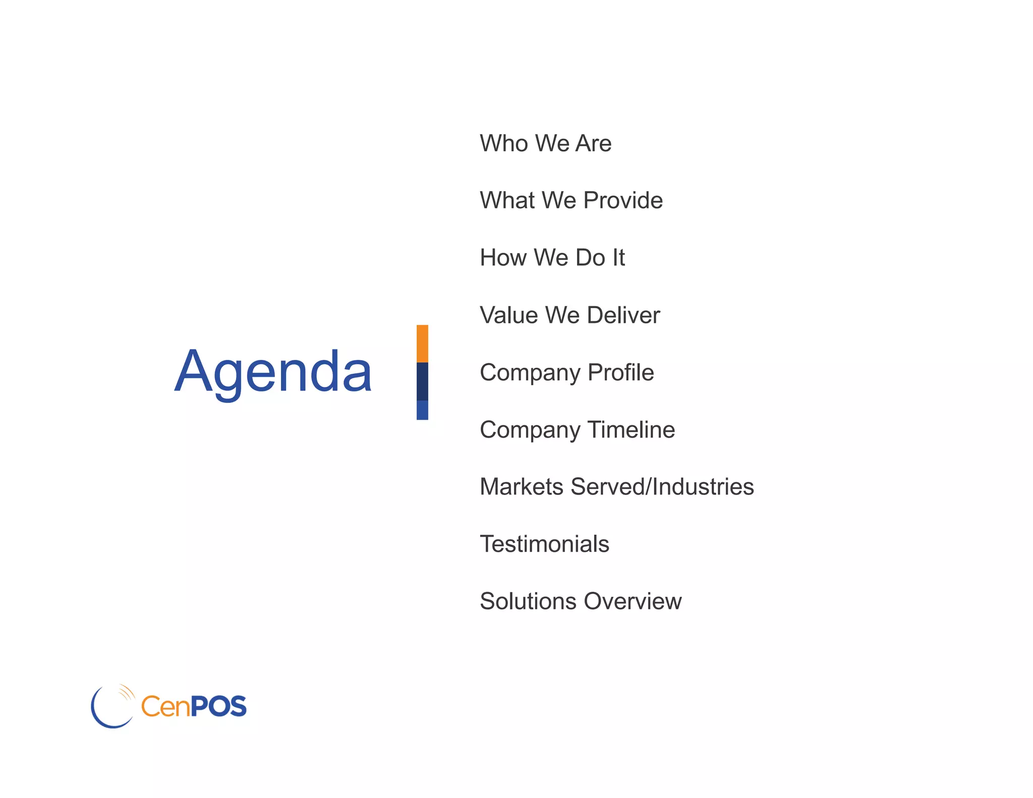 CenPOS automotive dealership solutions | PPT