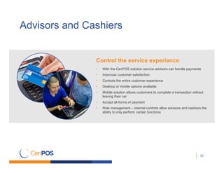 CenPOS automotive dealership solutions | PPT