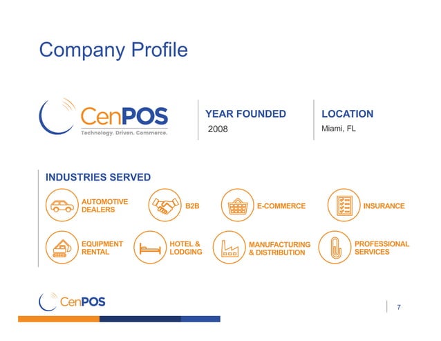 CenPOS automotive dealership solutions | PPT