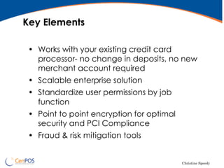 Cenpos Mobile Overview - US EMV Certified | PDF