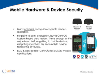 Cenpos Mobile Overview - US EMV Certified | PDF