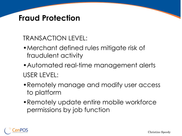 Cenpos Mobile Overview - US EMV Certified | PDF