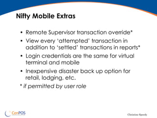 Cenpos Mobile Overview - US EMV Certified | PDF