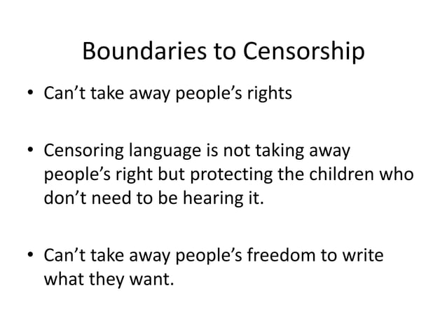 Censored | PPTX