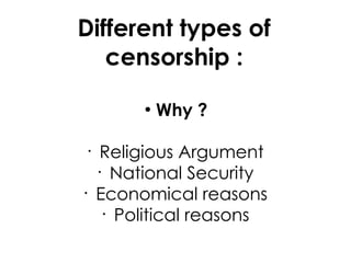 Types Of Censorship | Types Of Censorship Explained – GSET