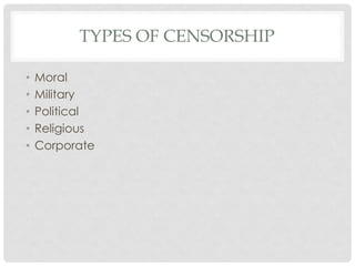 Censorship | PPT