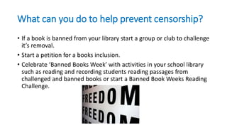 Censorship and libraries | PPTX | Religion & Spirituality