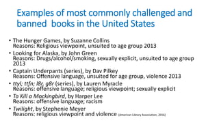 Censorship and libraries | PPTX | Religion & Spirituality