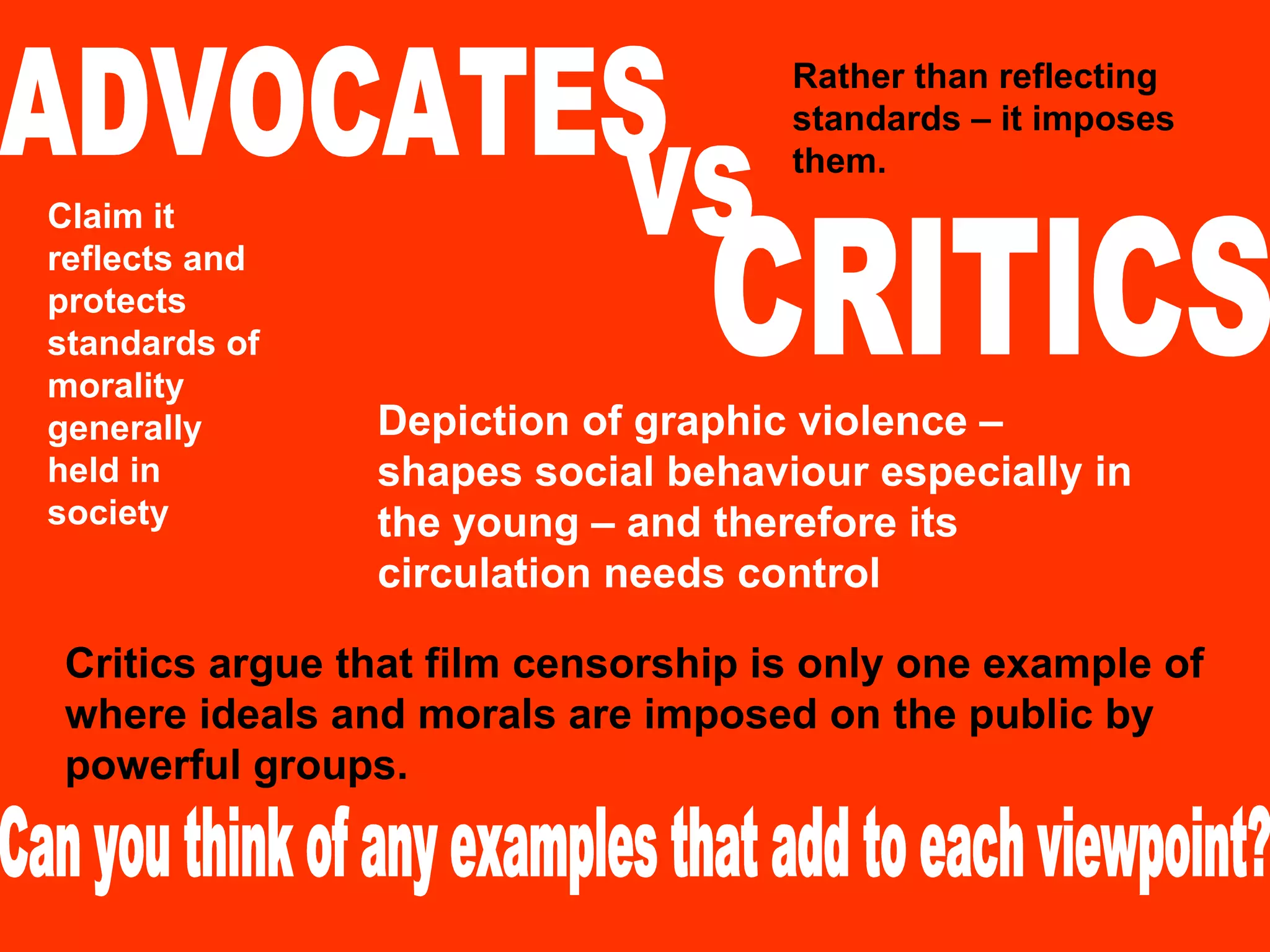 Censorship And Regulation[1] | PPT