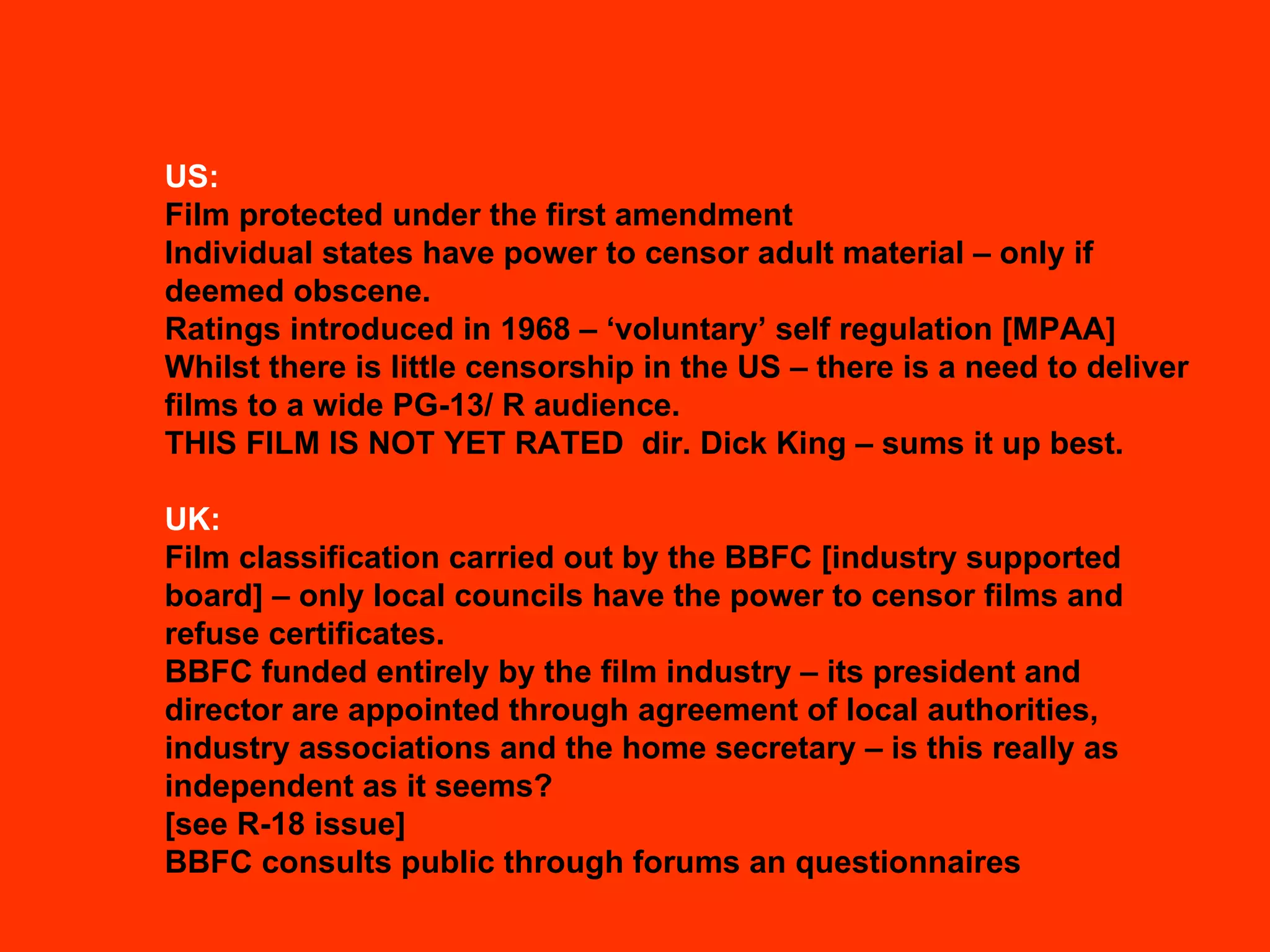 Censorship And Regulation[1] | PPT