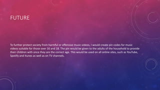 Censorship and Regulation of Music Videos | PPTX