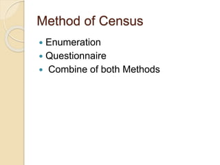 Census | PPTX | Science