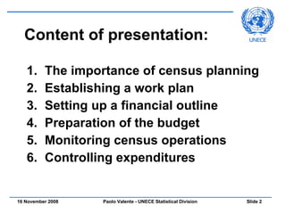 Census Planning And Budgeting | PPT