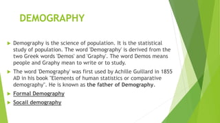 Census and national health survey | PPTX