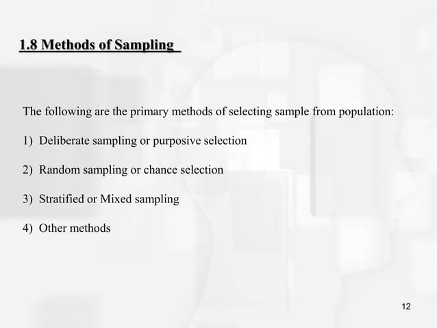 Census and sample investigation | PPT
