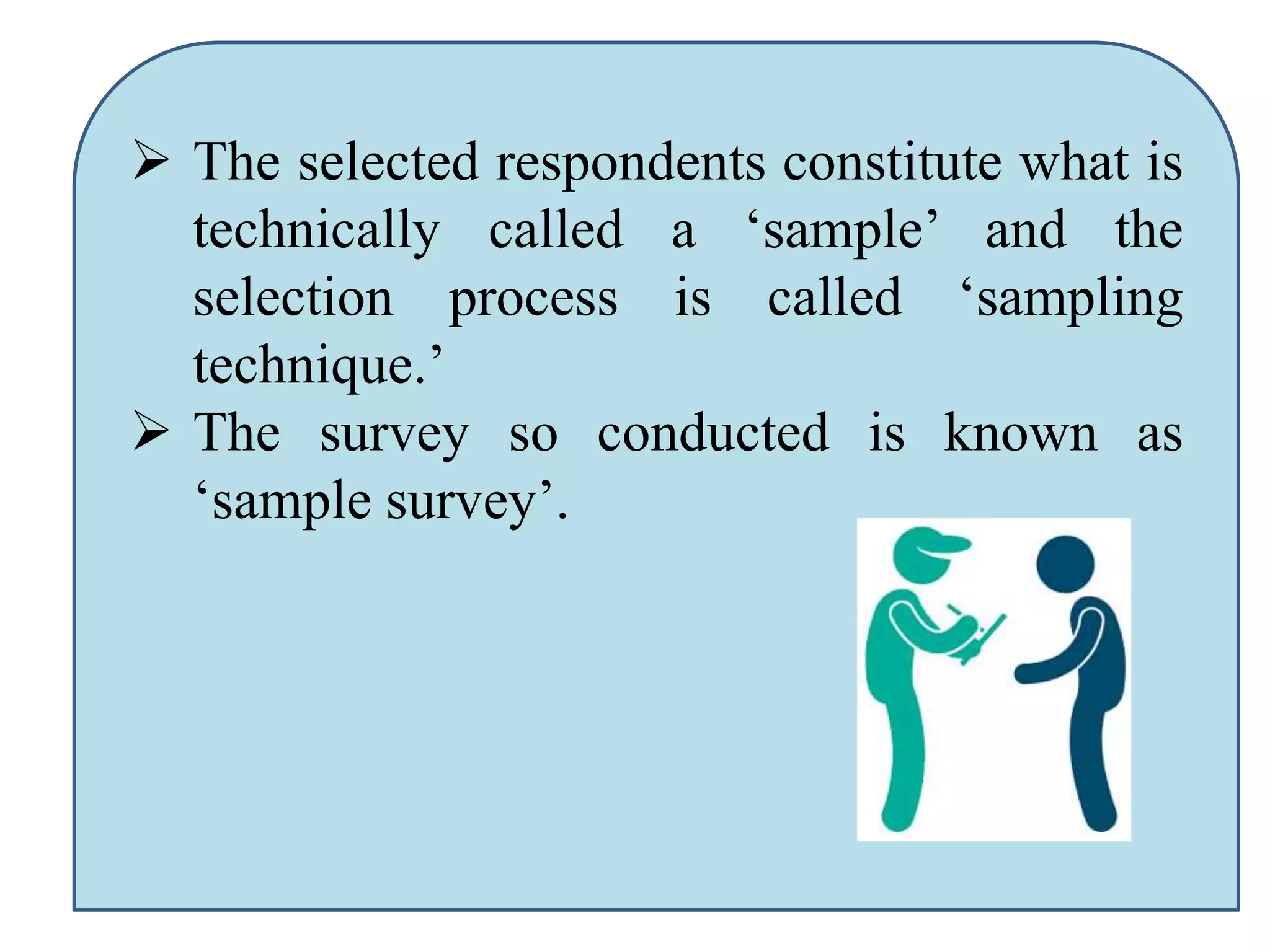 Census and sample survey | PPTX