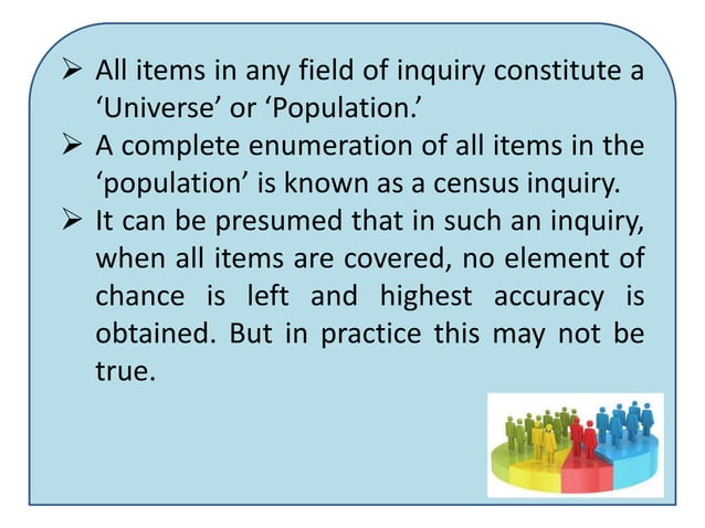 Census and sample survey | PPTX | Science