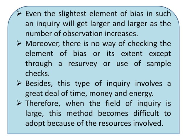 Census and sample survey | PPTX | Science