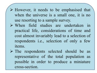 Census and sample survey | PPTX