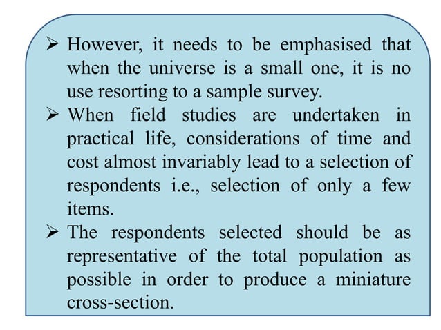 Census and sample survey | PPTX | Science