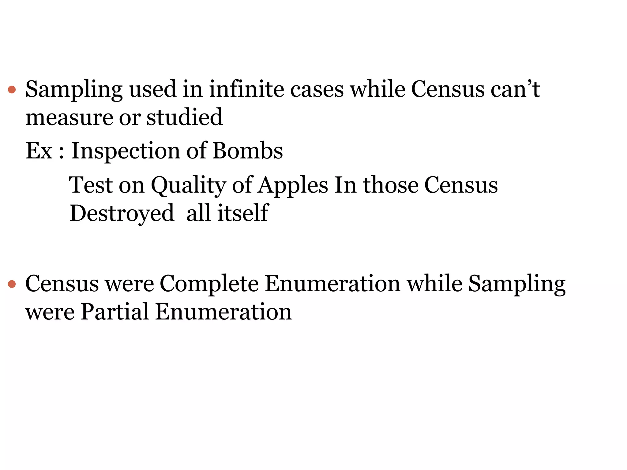 Census and sampling | PPTX