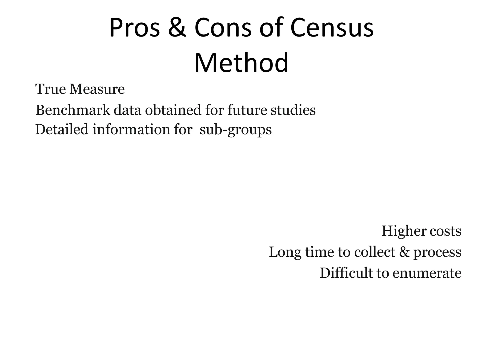 Census and sampling | PPTX