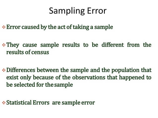 Census and sampling | PPTX