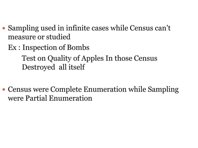Census and sampling | PPTX