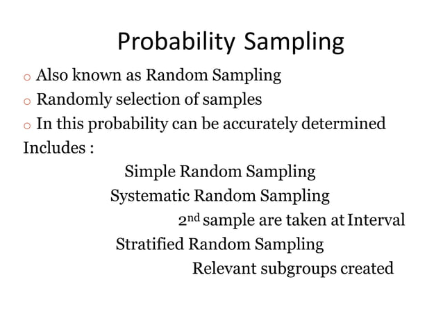 Census and sampling | PPTX