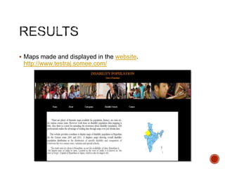 Mapping Disability Population | PPTX