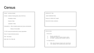 Census of india ppt.pdf description about the census of india , a very ...