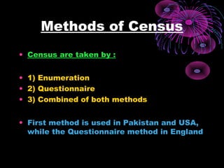 Census population by dr najeeb memon | PPT