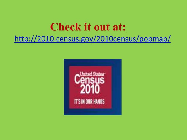 2010 Census Population Interactive Map | PPT