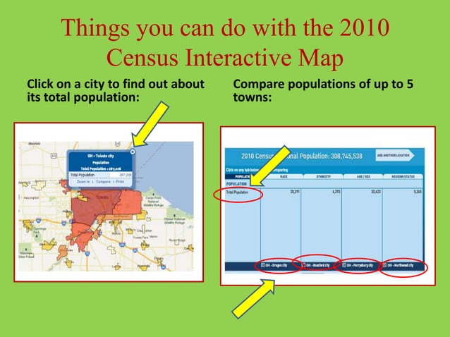 2010 Census Population Interactive Map | PPT