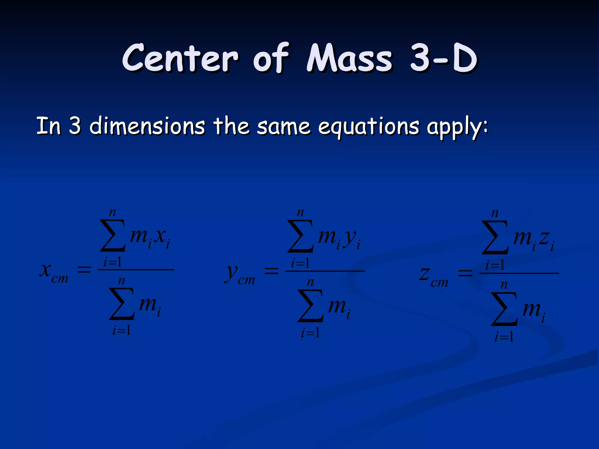 Center Of Mass | PPT