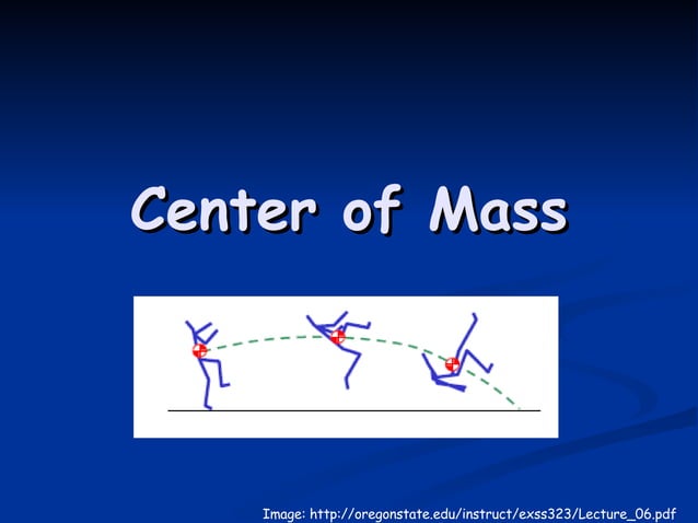 Center Of Mass | PPT | Physics | Science