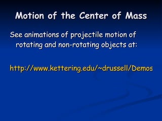 Center Of Mass | PPT