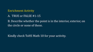 Center-Radius Form of the Equation of a Circle.pptx