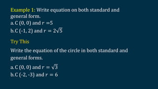 Center-Radius Form of the Equation of a Circle.pptx