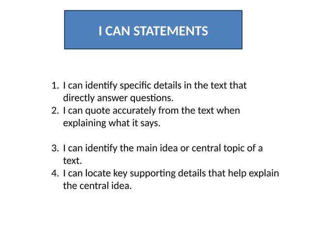 Centeral idea Text Evidence with RACE.pptx